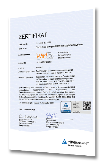 Zertifizierung - WiriTec GmbH